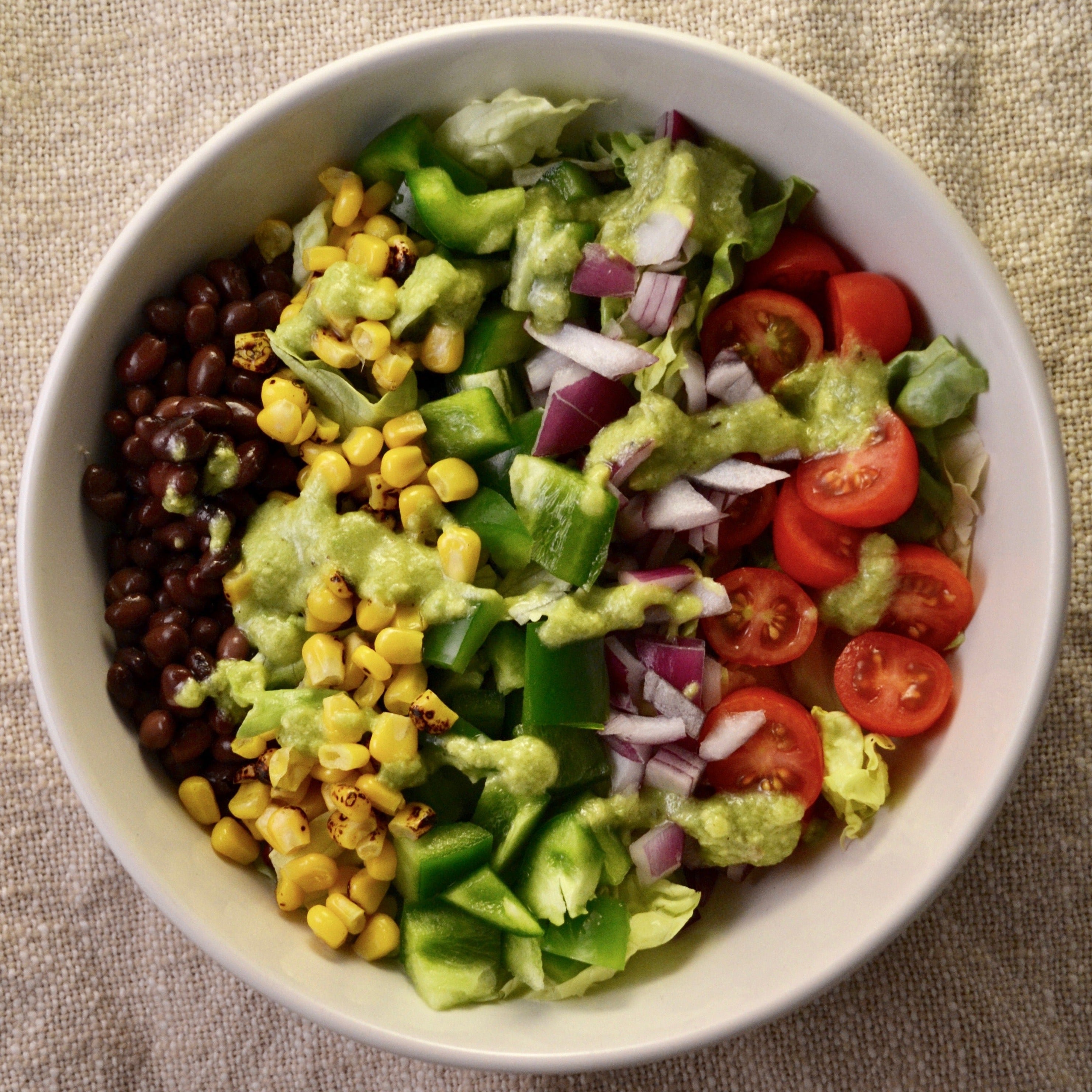 Southwestern Salad with Avocado Dressing – Brittany Jones Nutrition Group