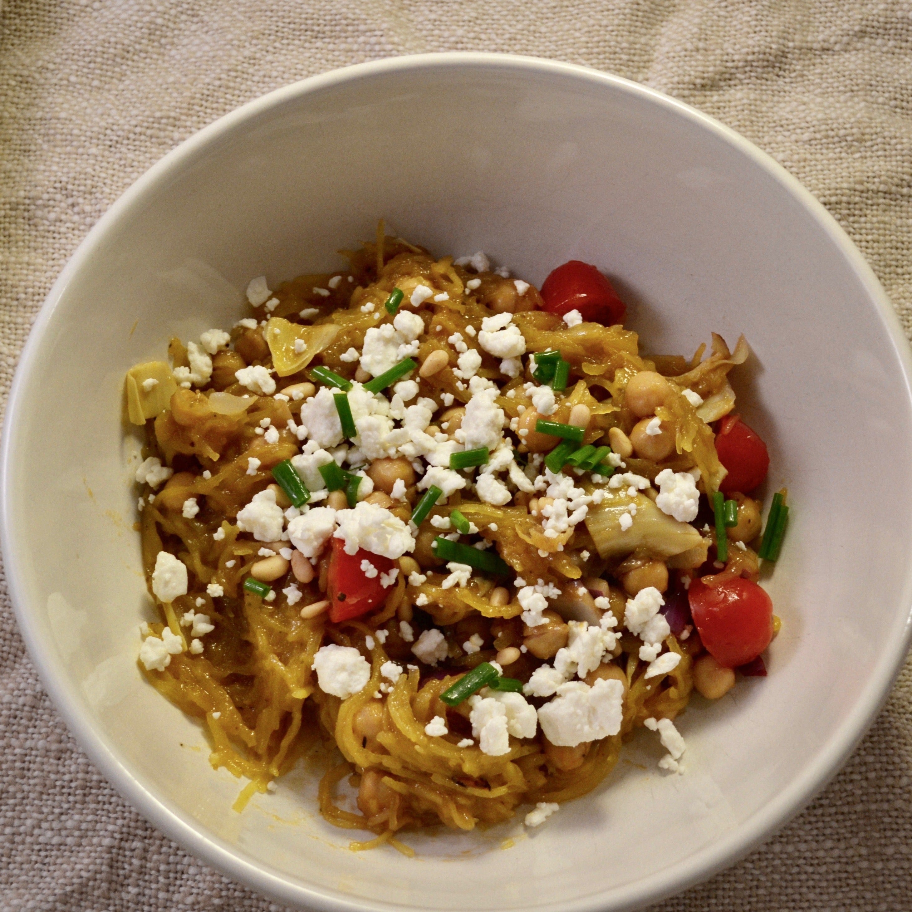 Mediterranean Spaghetti Squash Bowls – Brittany Jones Nutrition Group